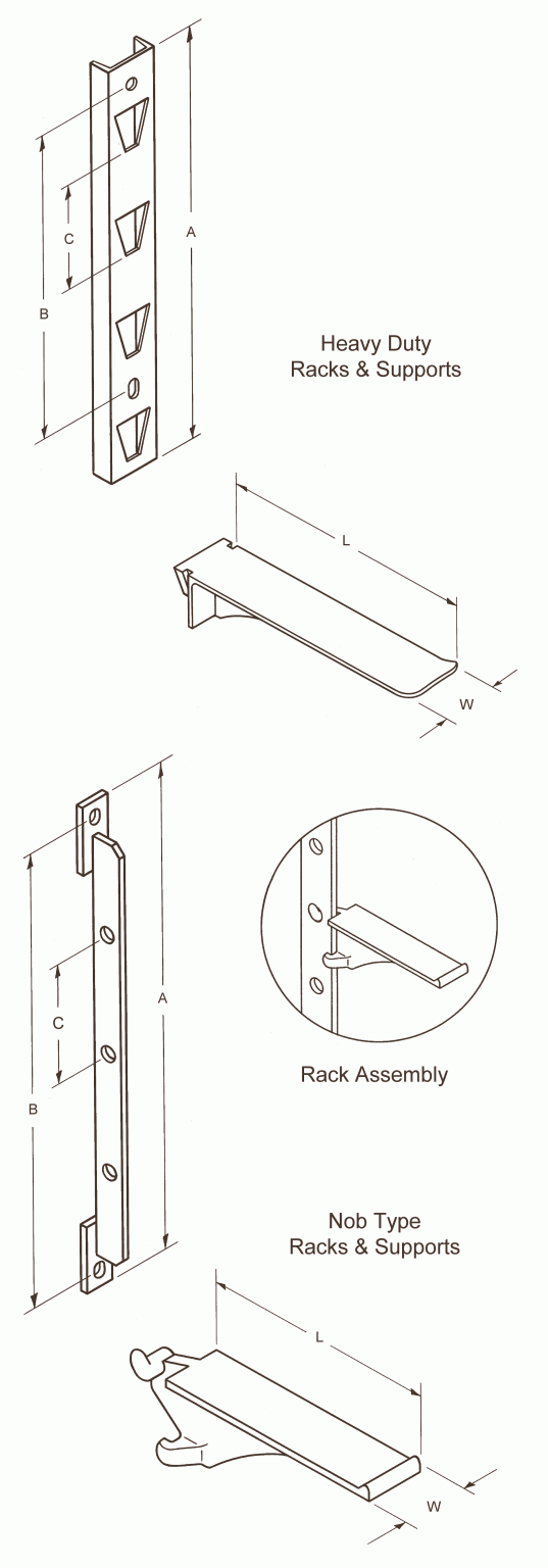 HEAVY DUTY CABLE RACKS & SUPPORT ARMS – Line Hardware