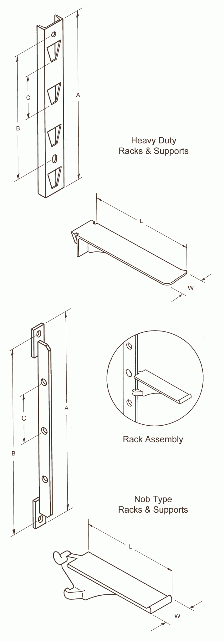 HEAVY DUTY CABLE RACKS & SUPPORT ARMS – Line Hardware